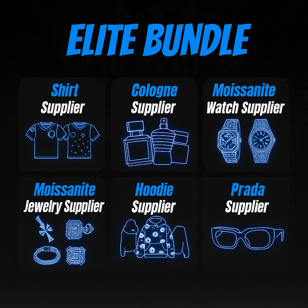 * ALL VENDOR BUNDLE (OVER 100+ SUPPLIERS) – Shop With Cam